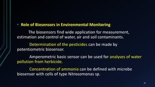 Biosensors | PPTX