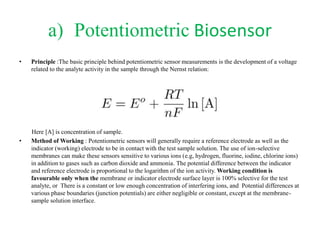Biosensors | PPTX