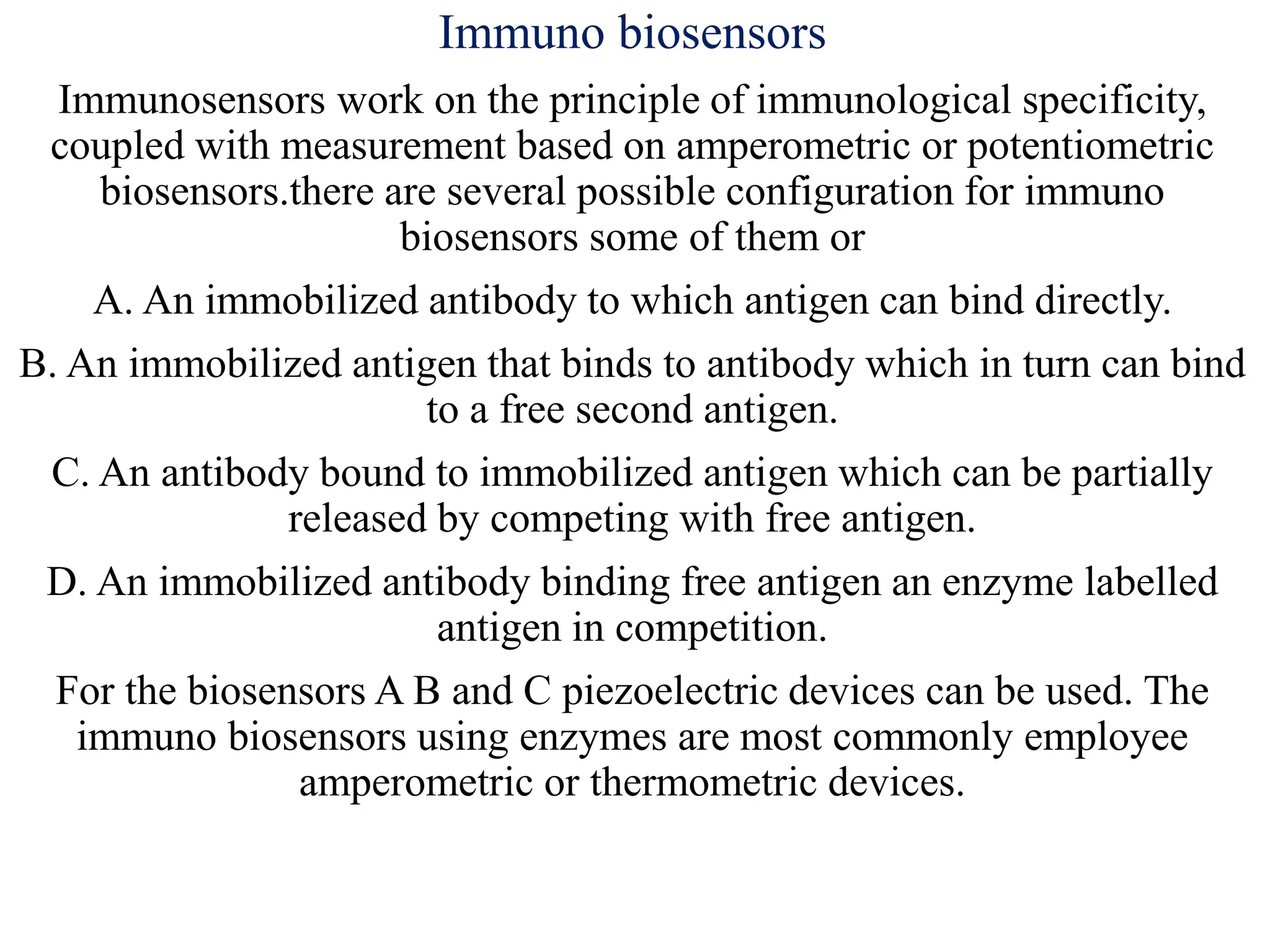 Biosensors | PPTX