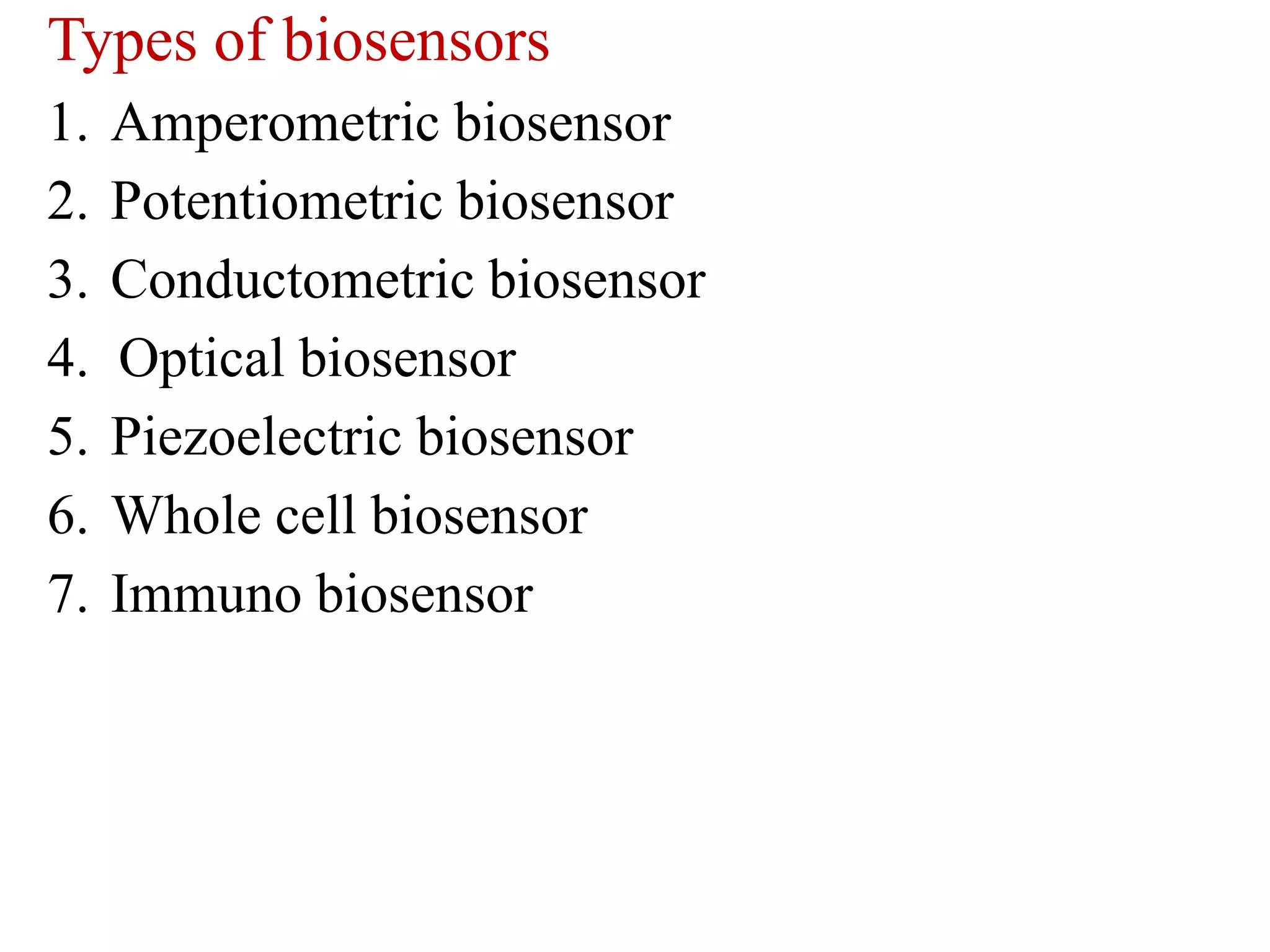 Biosensors | PPTX | Chemistry | Science