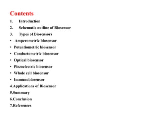 Biosensors | PPTX