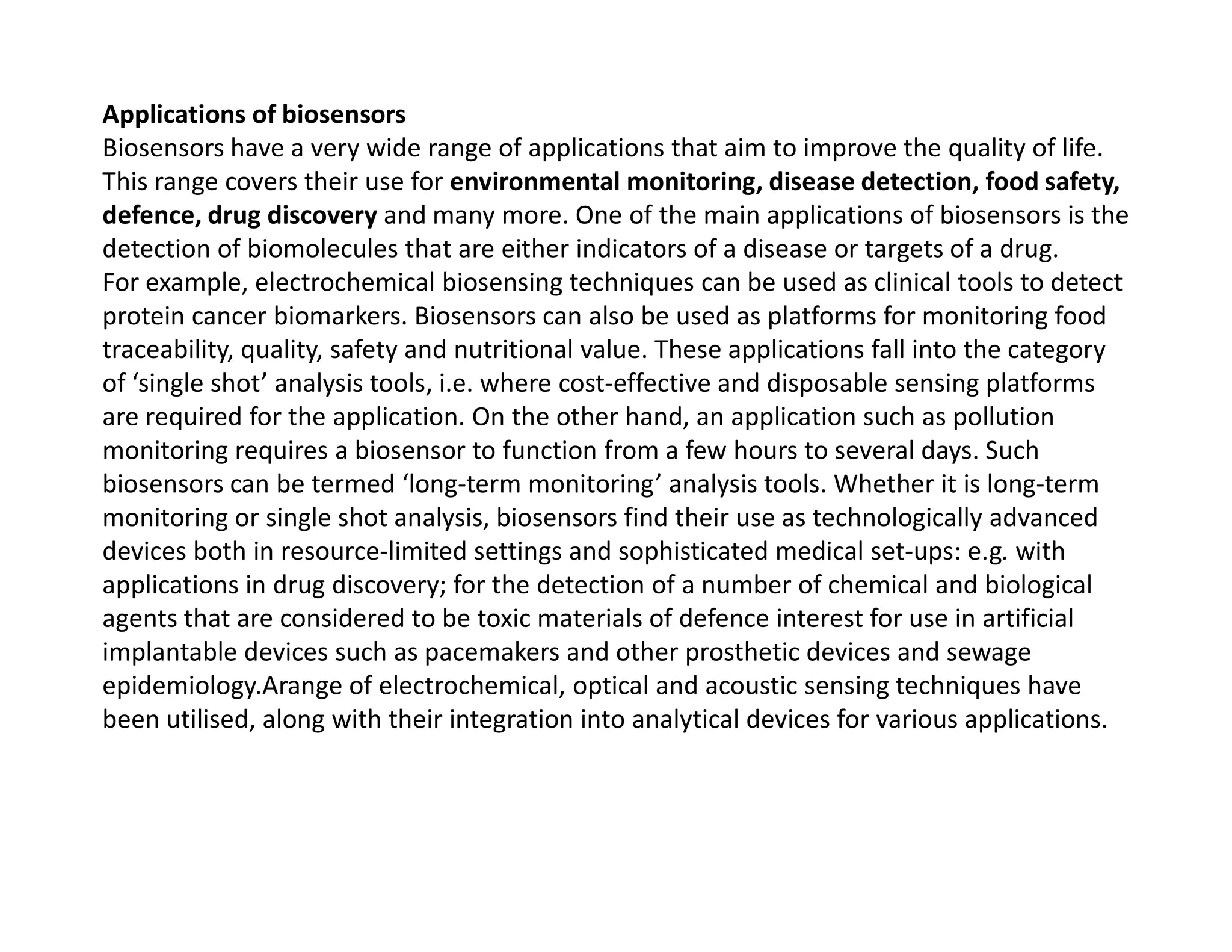 Biosensors | PDF