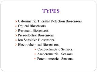 Biosensors | PPTX