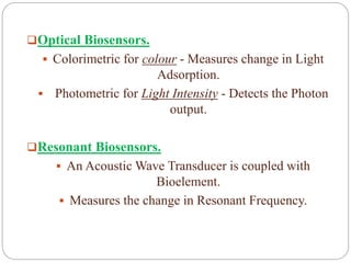 Biosensors | PPT
