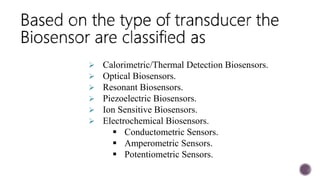 Biosensors | PPTX
