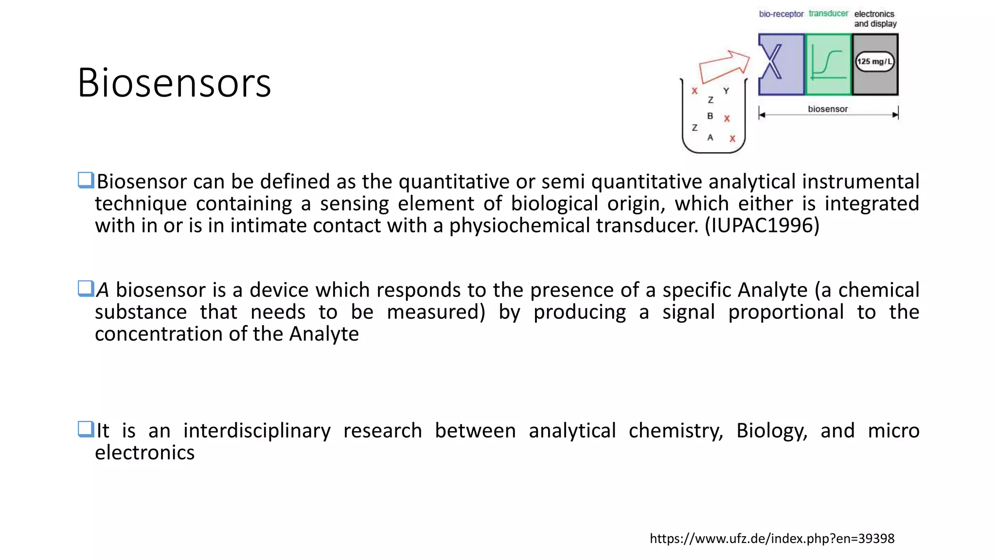 Biosensors | PPTX | Chemistry | Science