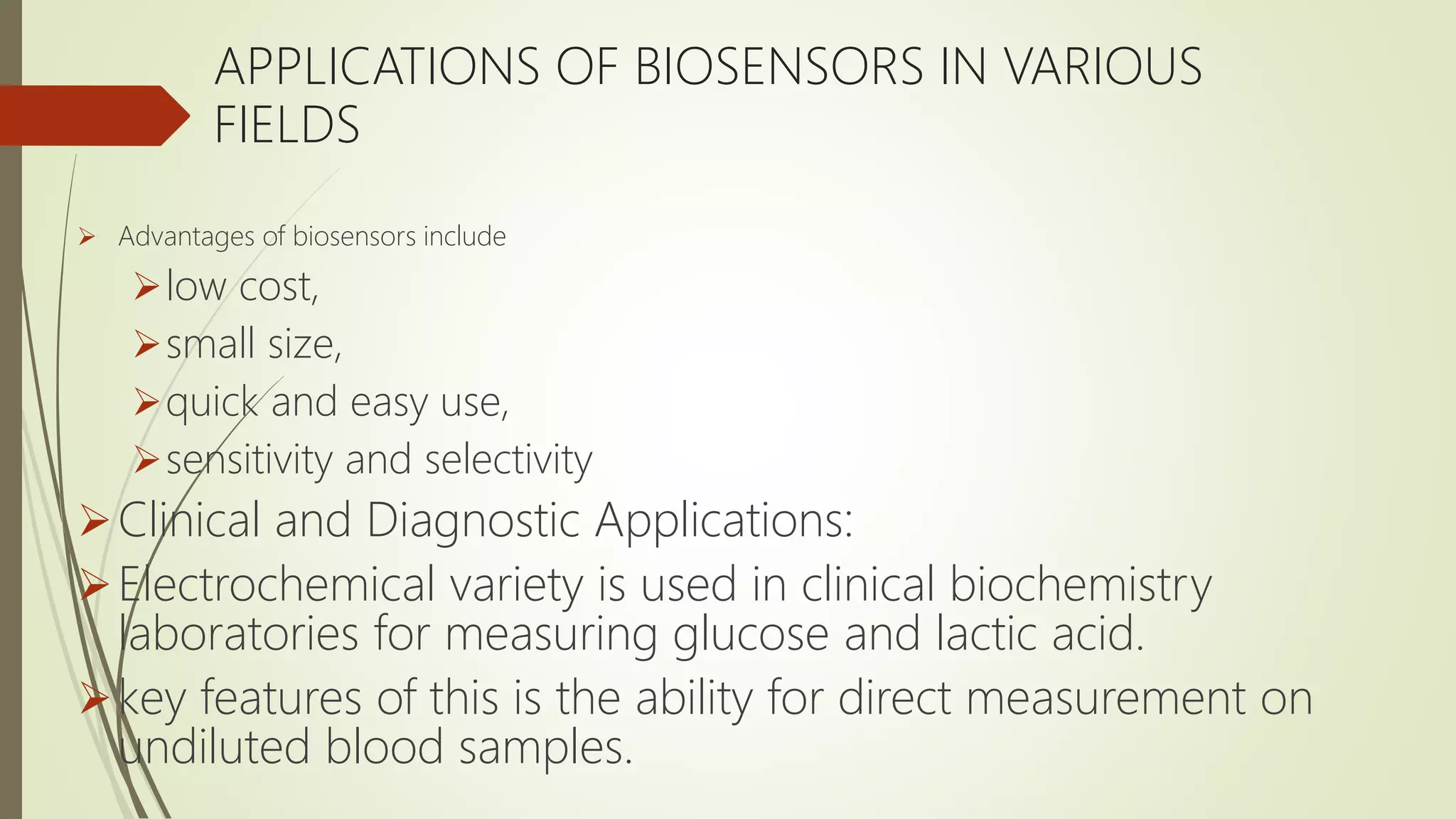 Biosensors | PPTX