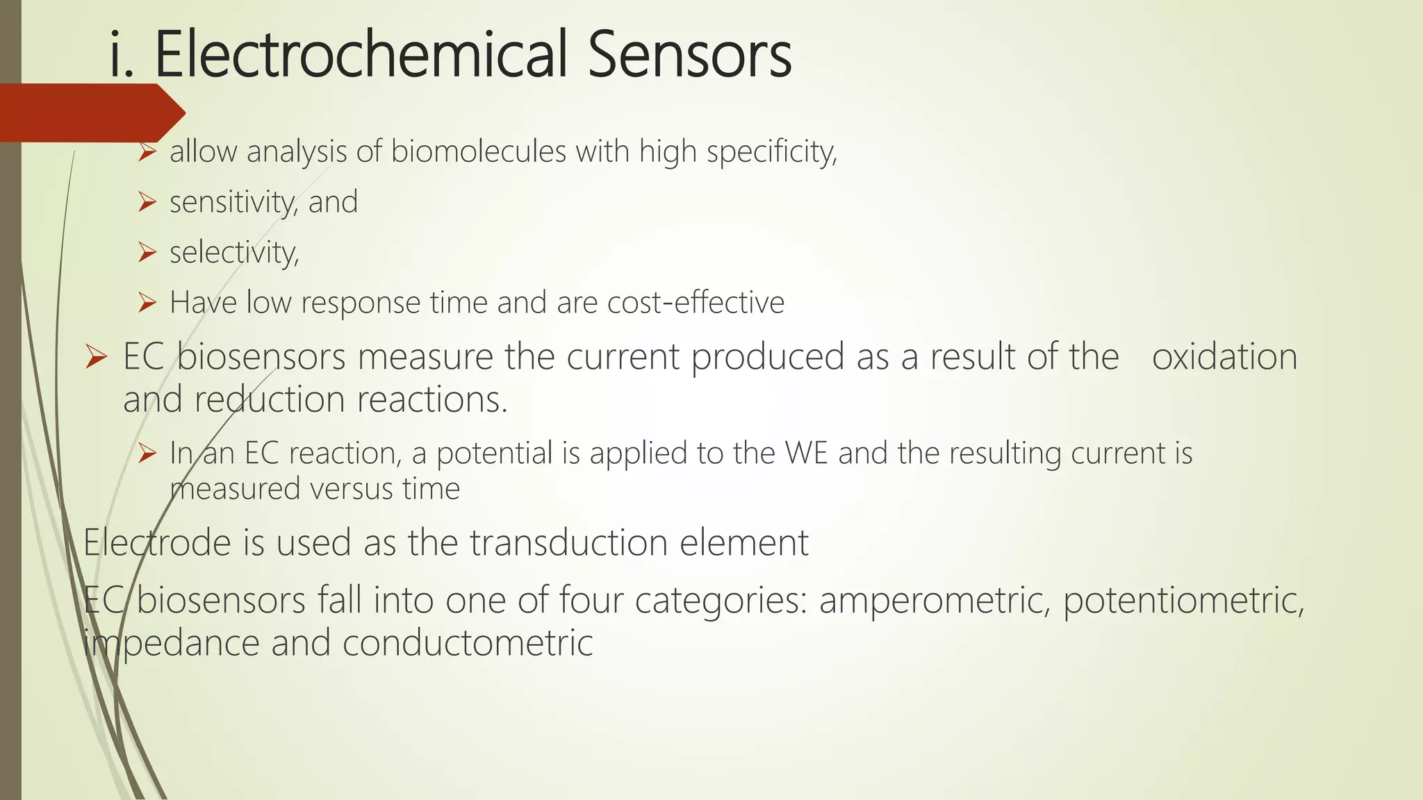 Biosensors | PPTX