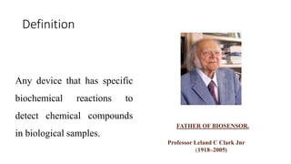 Biosensors | PPT | Free Download