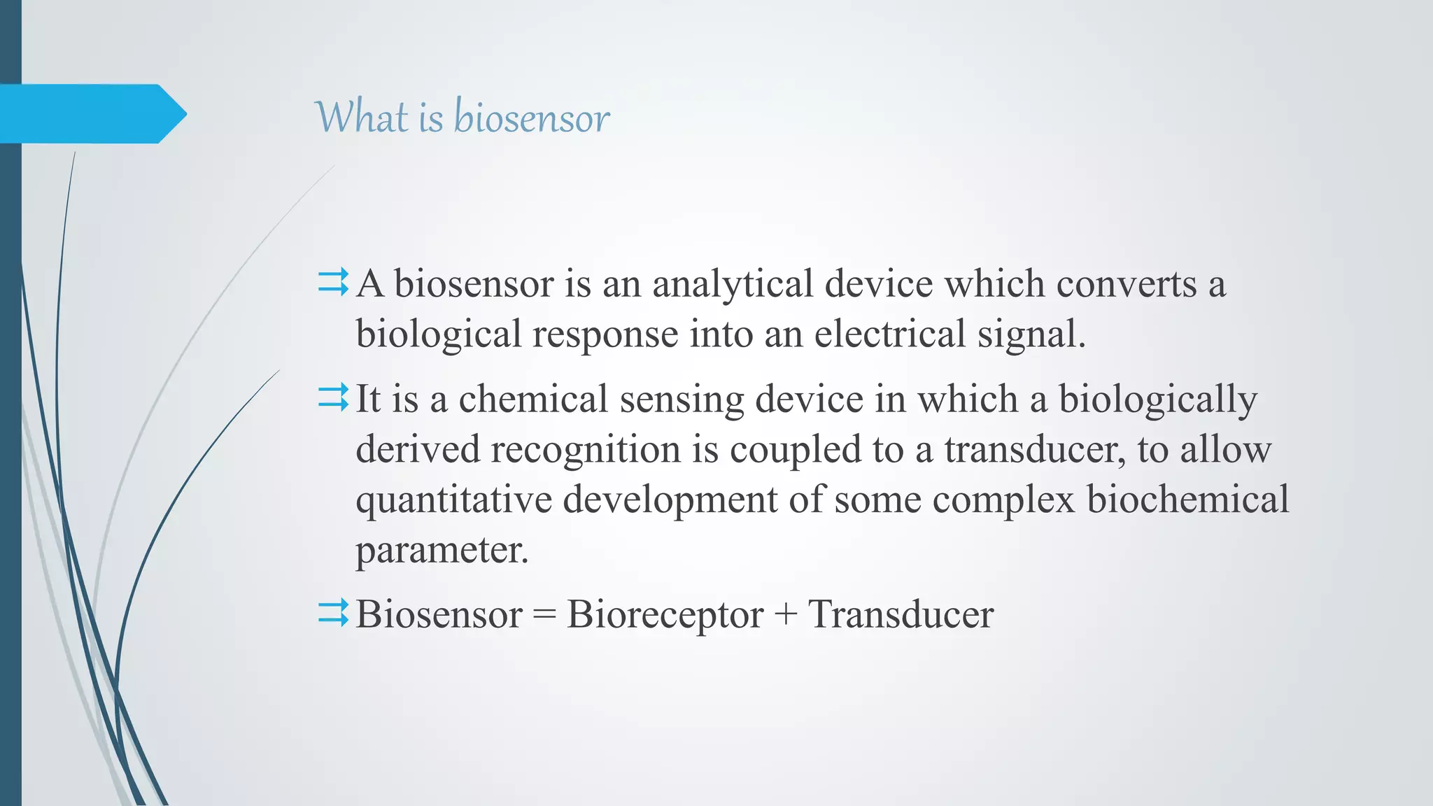 Biosensors | PPTX