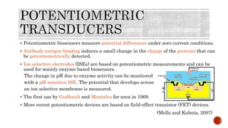 Biosensors and It's application | PPT
