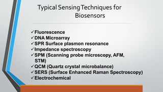 Biosensors (Pharmaceutical Biotechnology).pptx