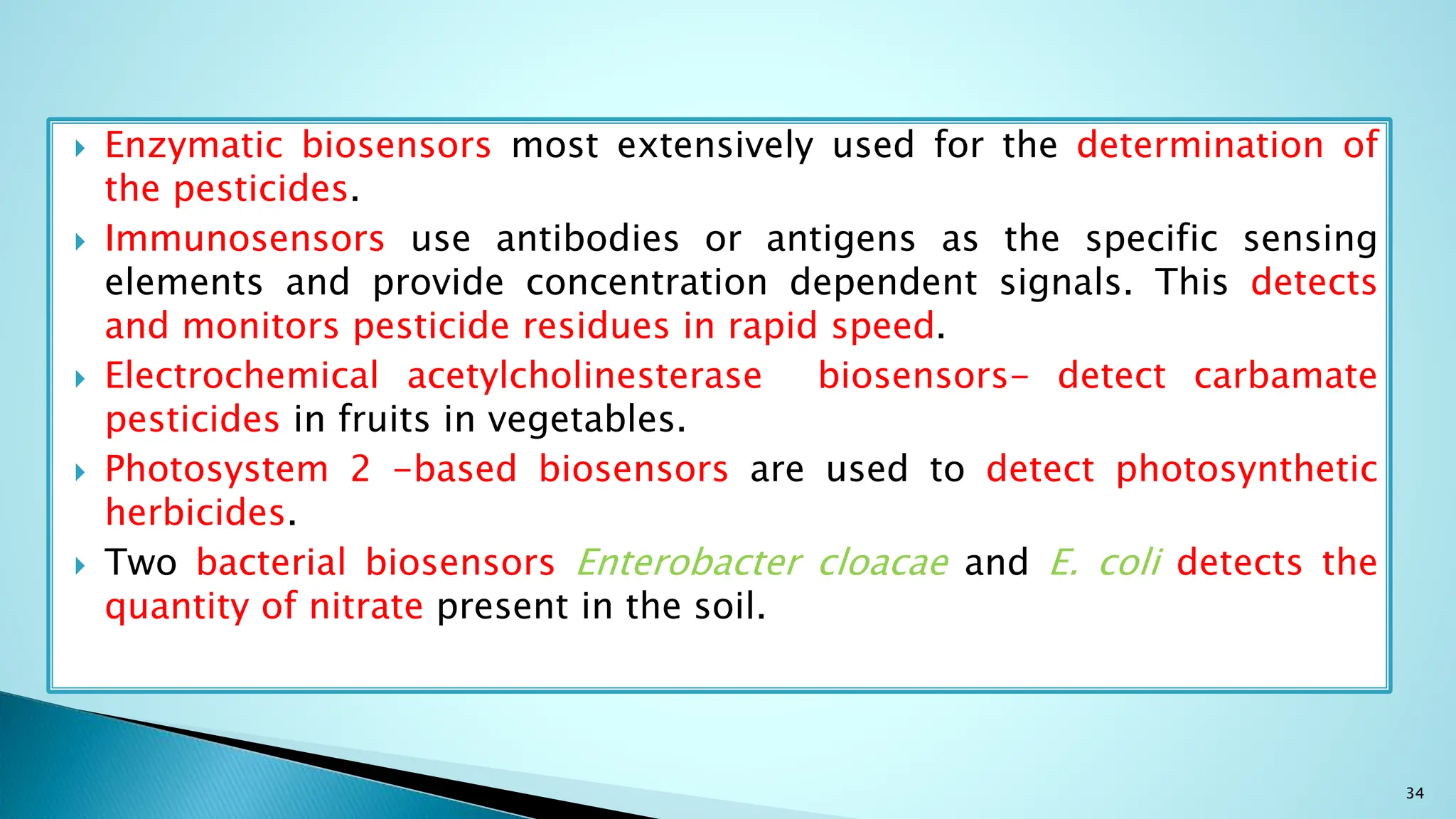 biosensors;components,types , applications and GMO biosensors | PPTX