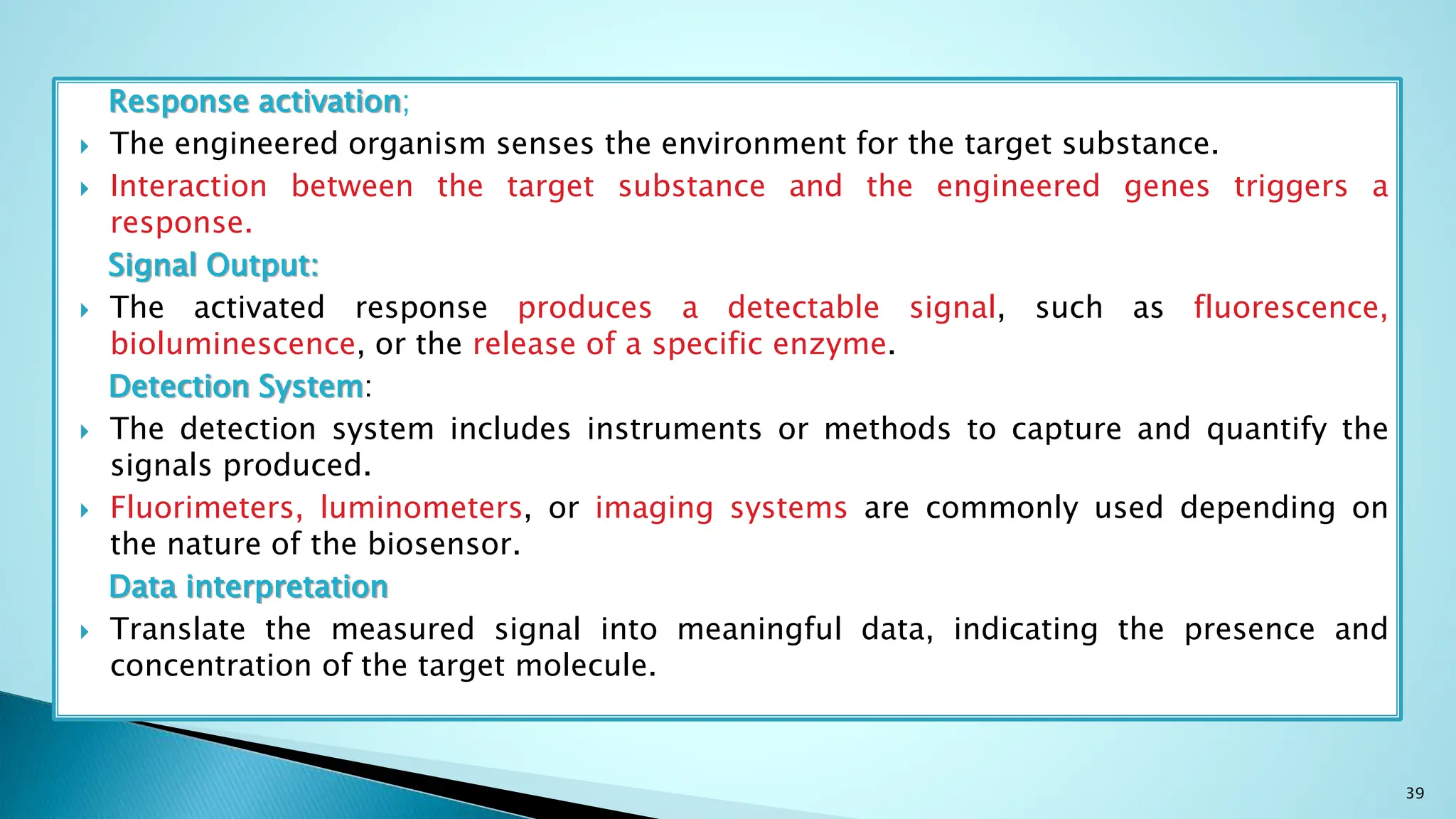 biosensors;components,types , applications and GMO biosensors | PPTX