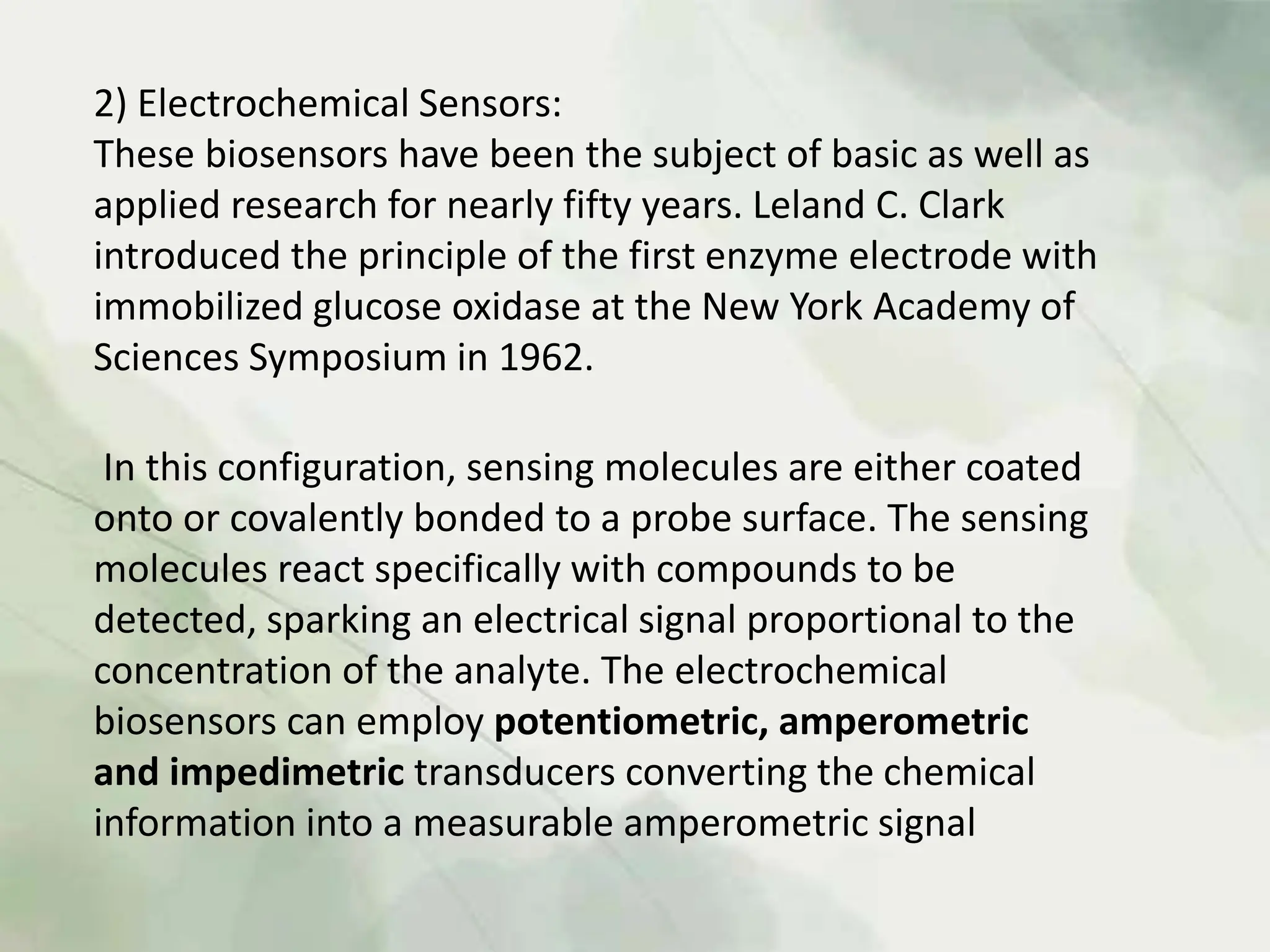Basic concepts and principles of biosensors | PPTX