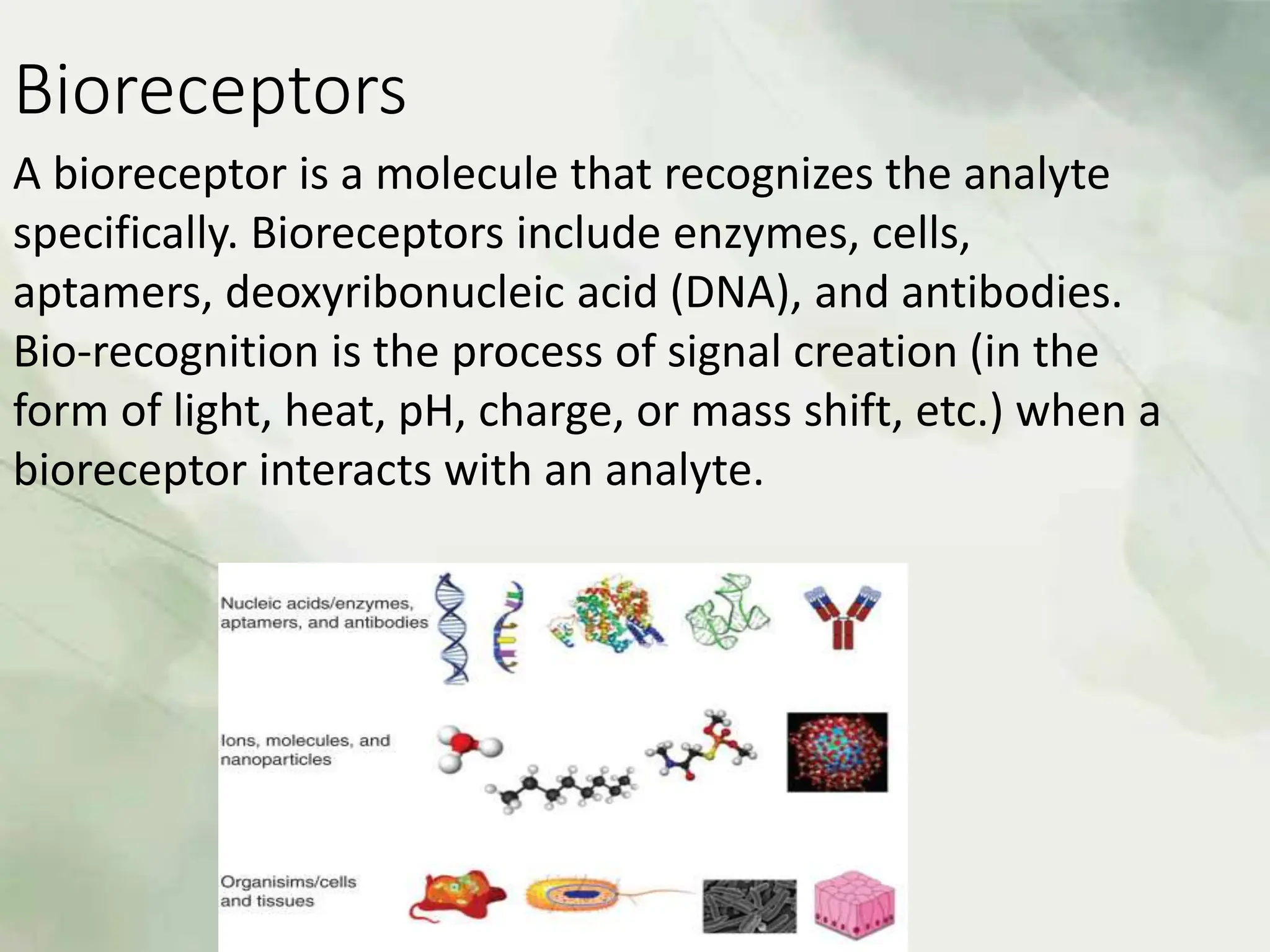 Basic concepts and principles of biosensors | PPTX