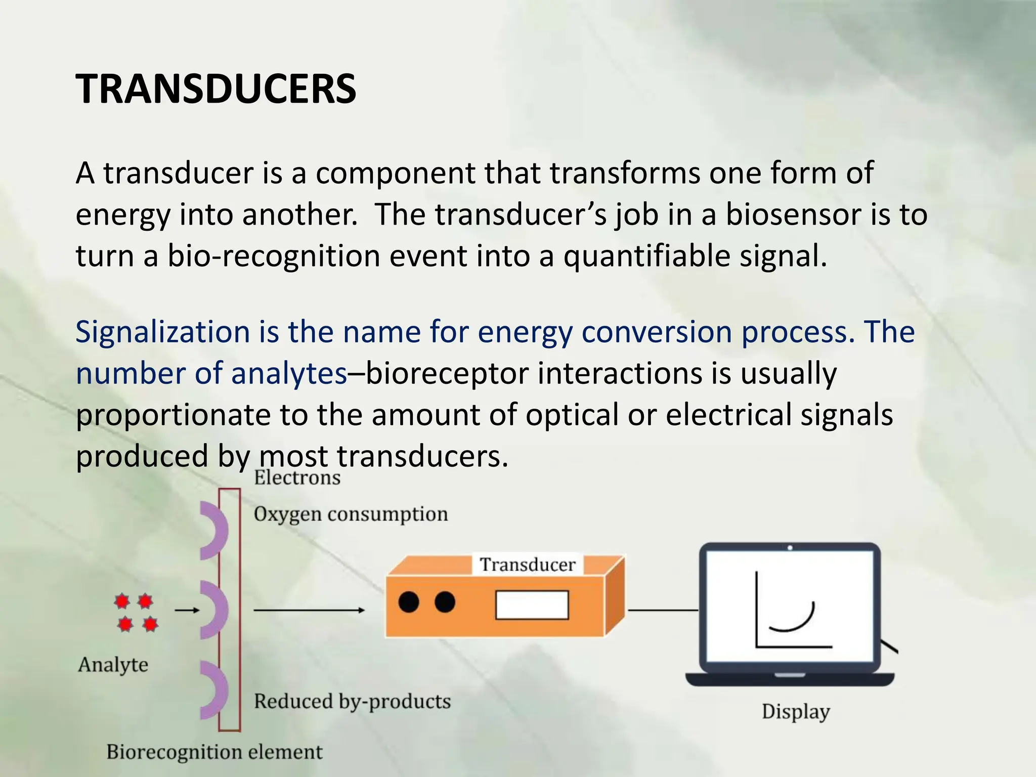 Basic concepts and principles of biosensors | PPTX