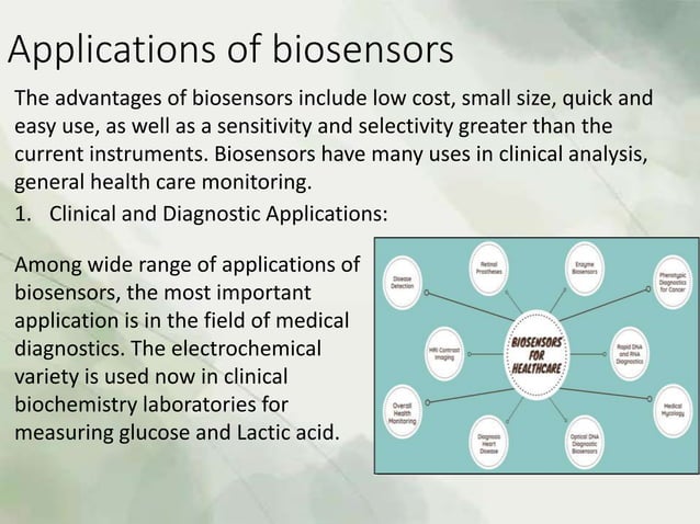 Basic concepts and principles of biosensors | PPTX