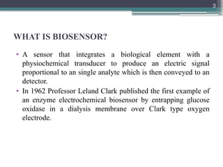 Biosensors: An Easier Way of Diagnosis | PPT