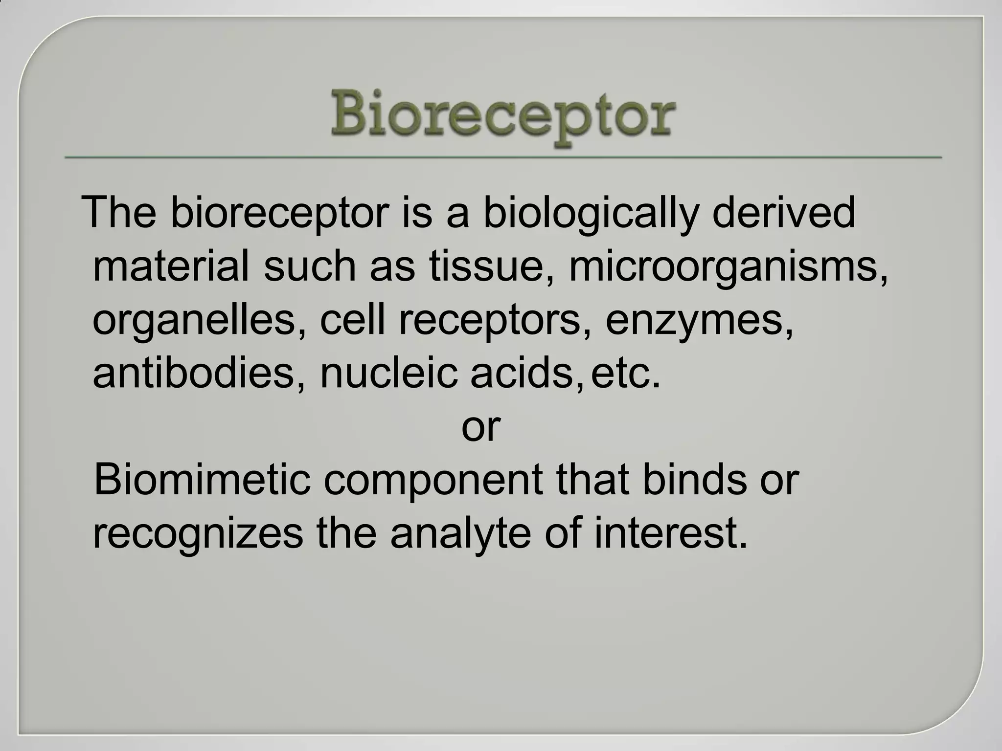 Biosensors working and application in pharmaceutical industry | PPTX