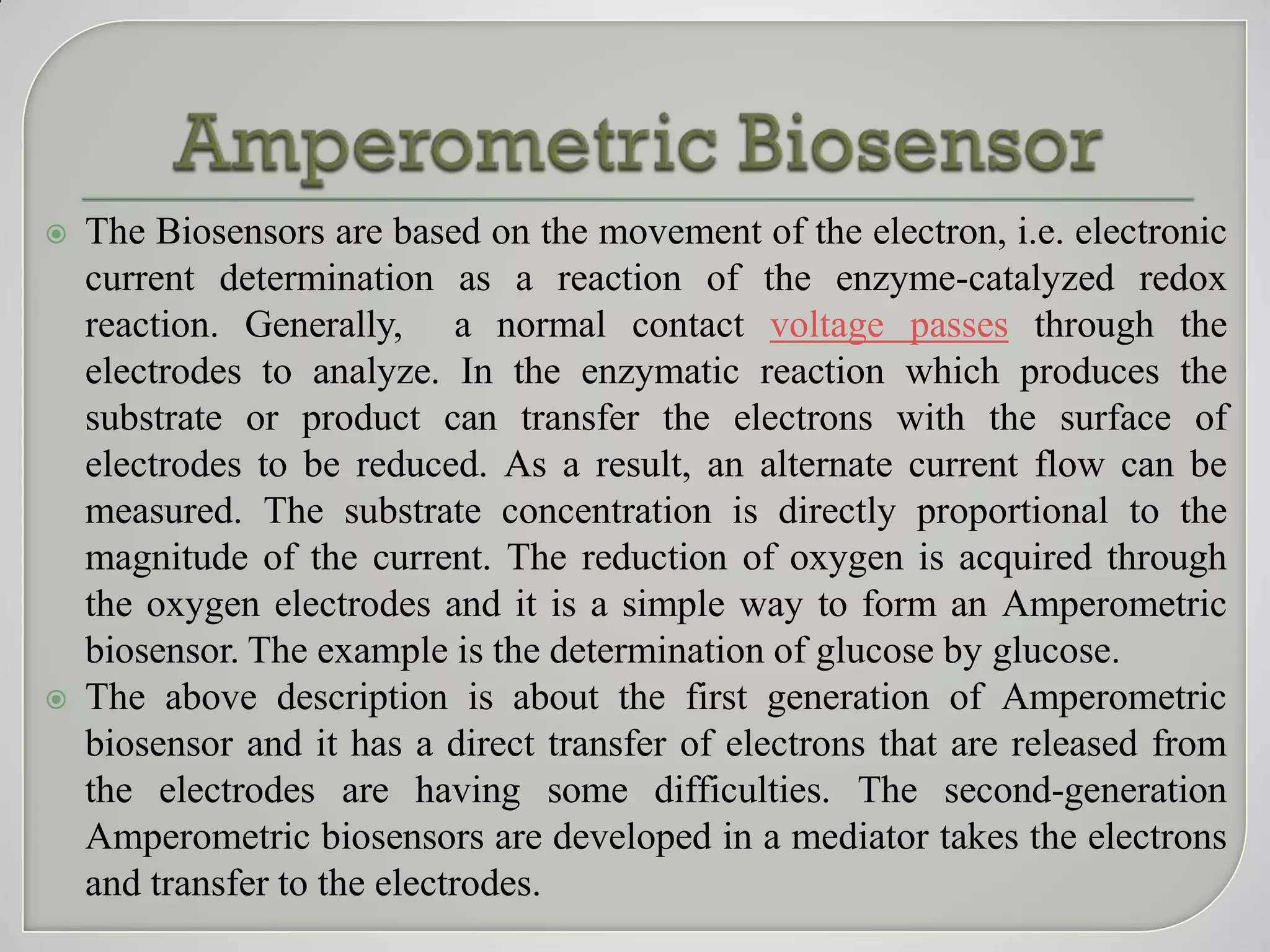 Biosensors working and application in pharmaceutical industry | PPTX