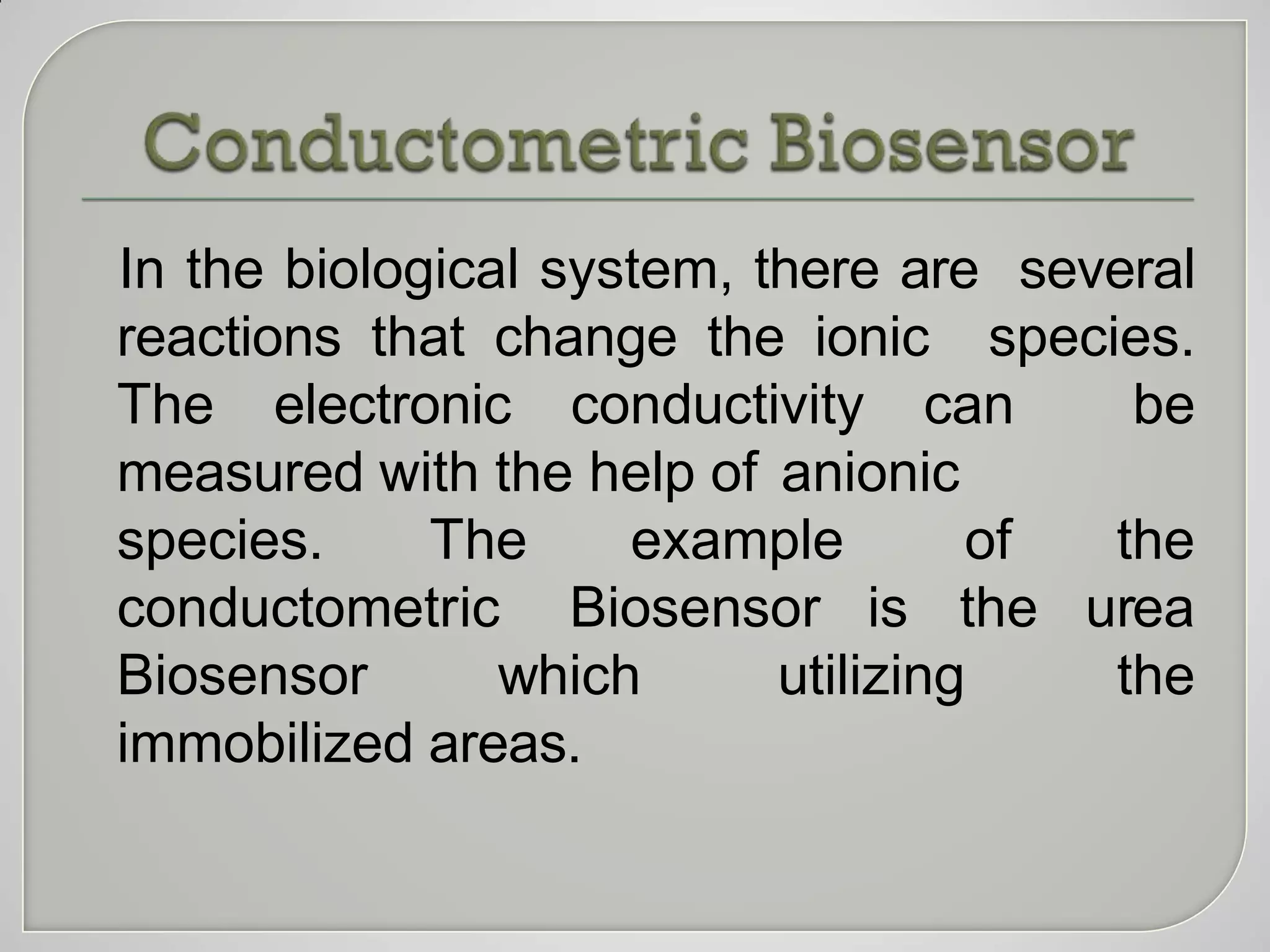 Biosensors working and application in pharmaceutical industry | PPTX