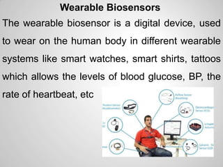 Biosensors working and application in pharmaceutical industry | PPTX