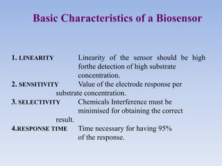 Biosensor seminar by kamaljeet | PPT