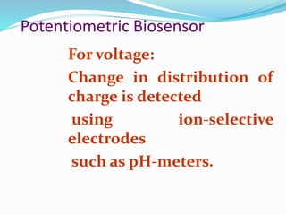 Biosensors | PPTX