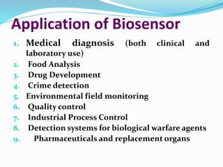 Biosensors | PPTX