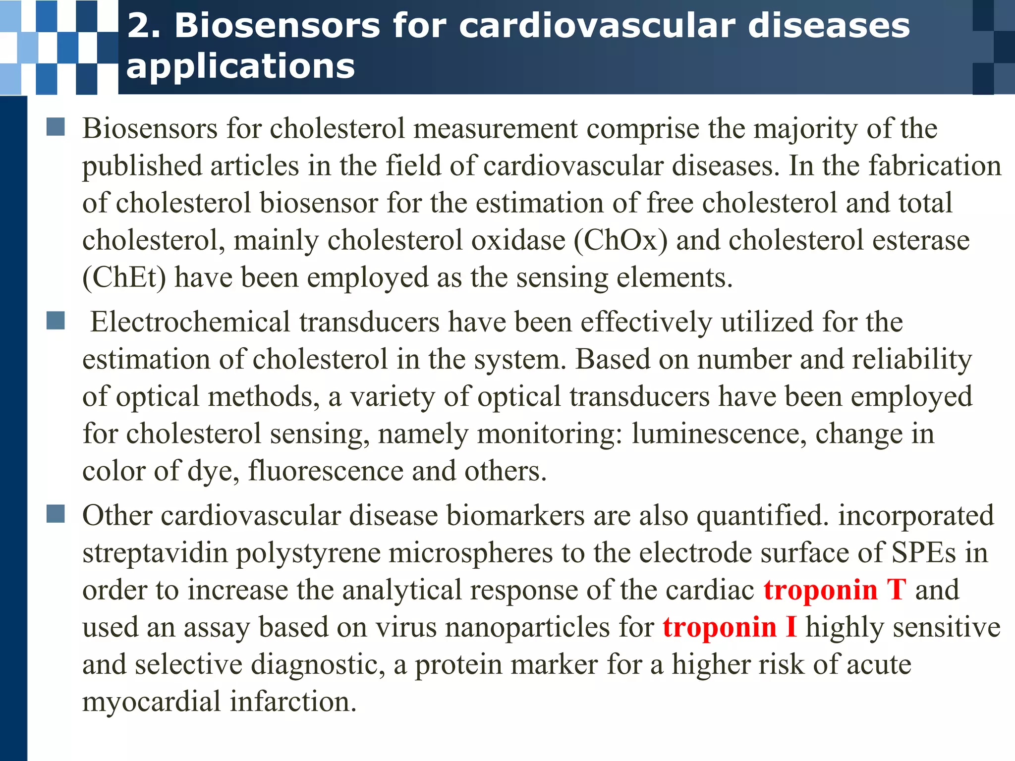 Biosensors in diagnostic purpose | PPT