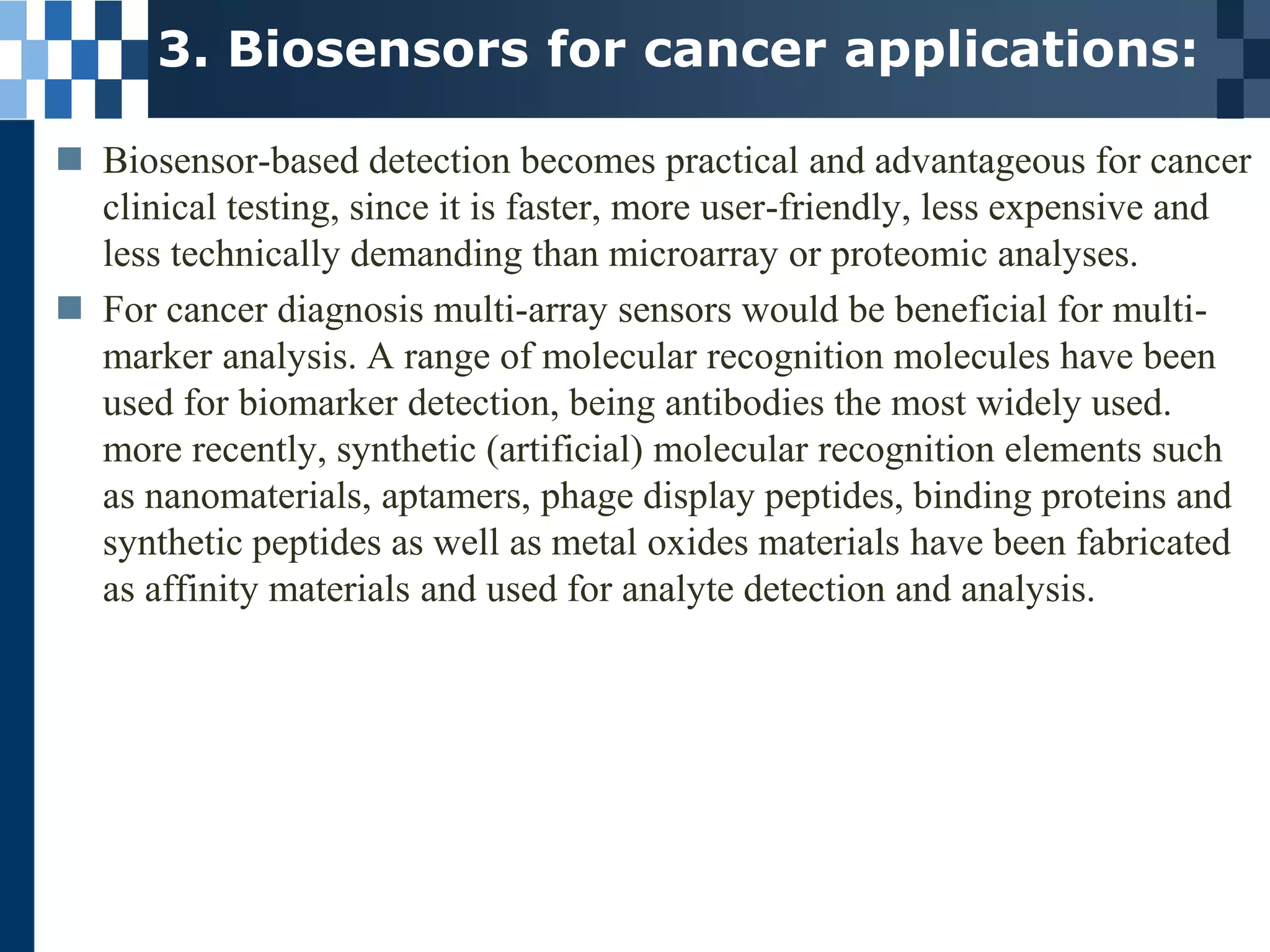 Biosensors in diagnostic purpose | PPT