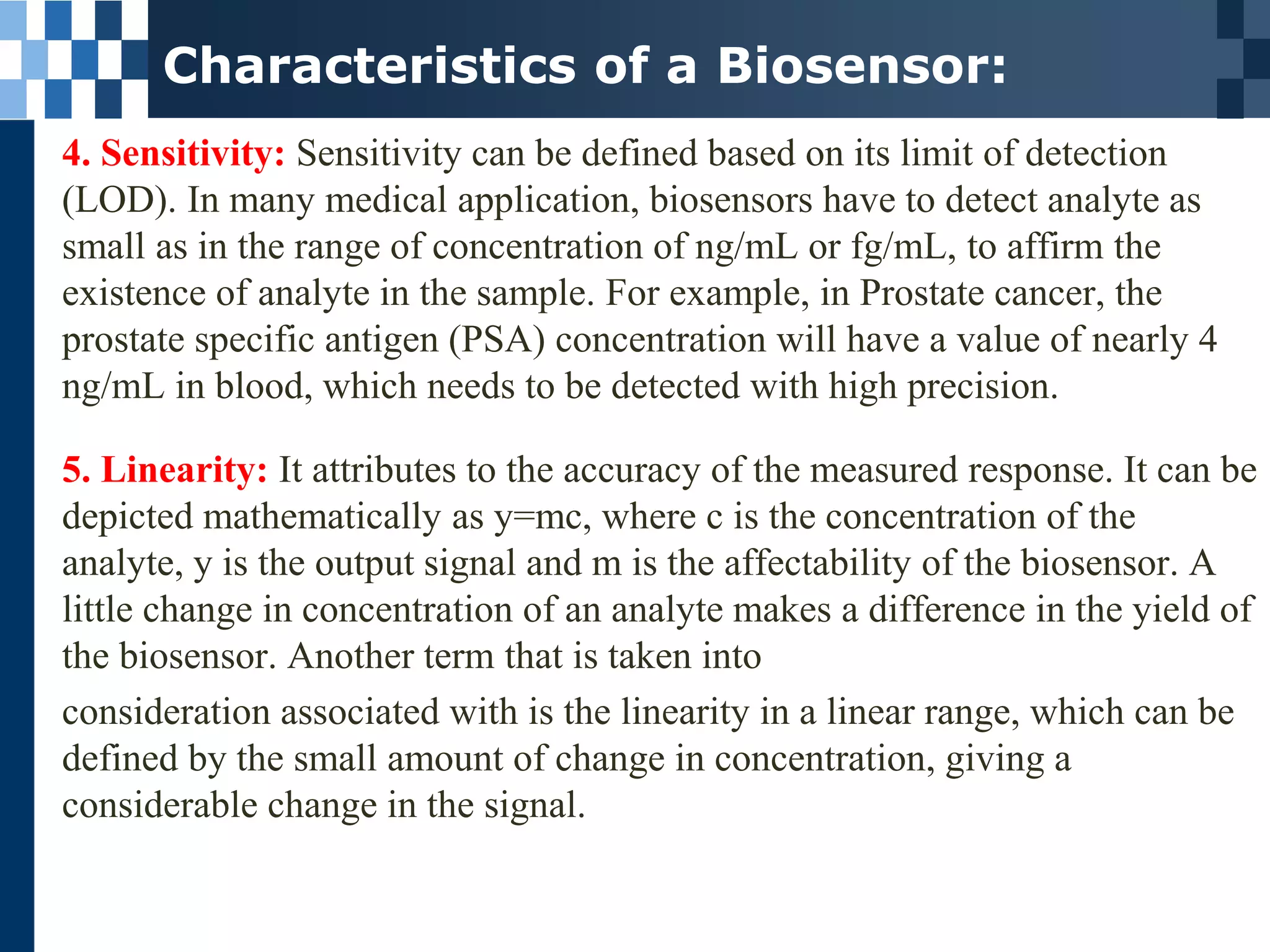 Biosensors in diagnostic purpose | PPT