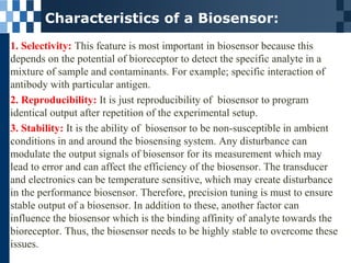 Biosensors in diagnostic purpose | PPT