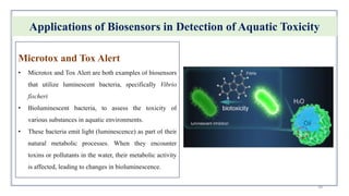 Biosensors in Aquatic Environment Toxicity Assessment, Ecolabelling ...