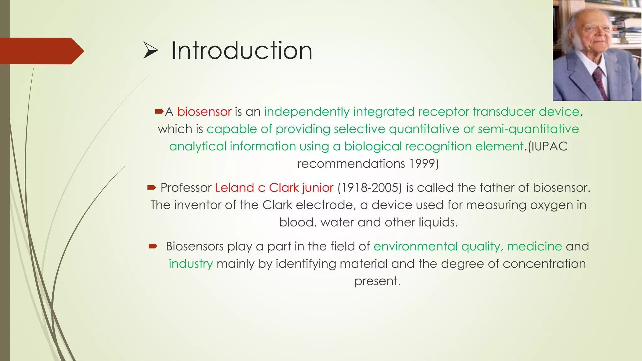 Biosensors & it’s applications | PPTX