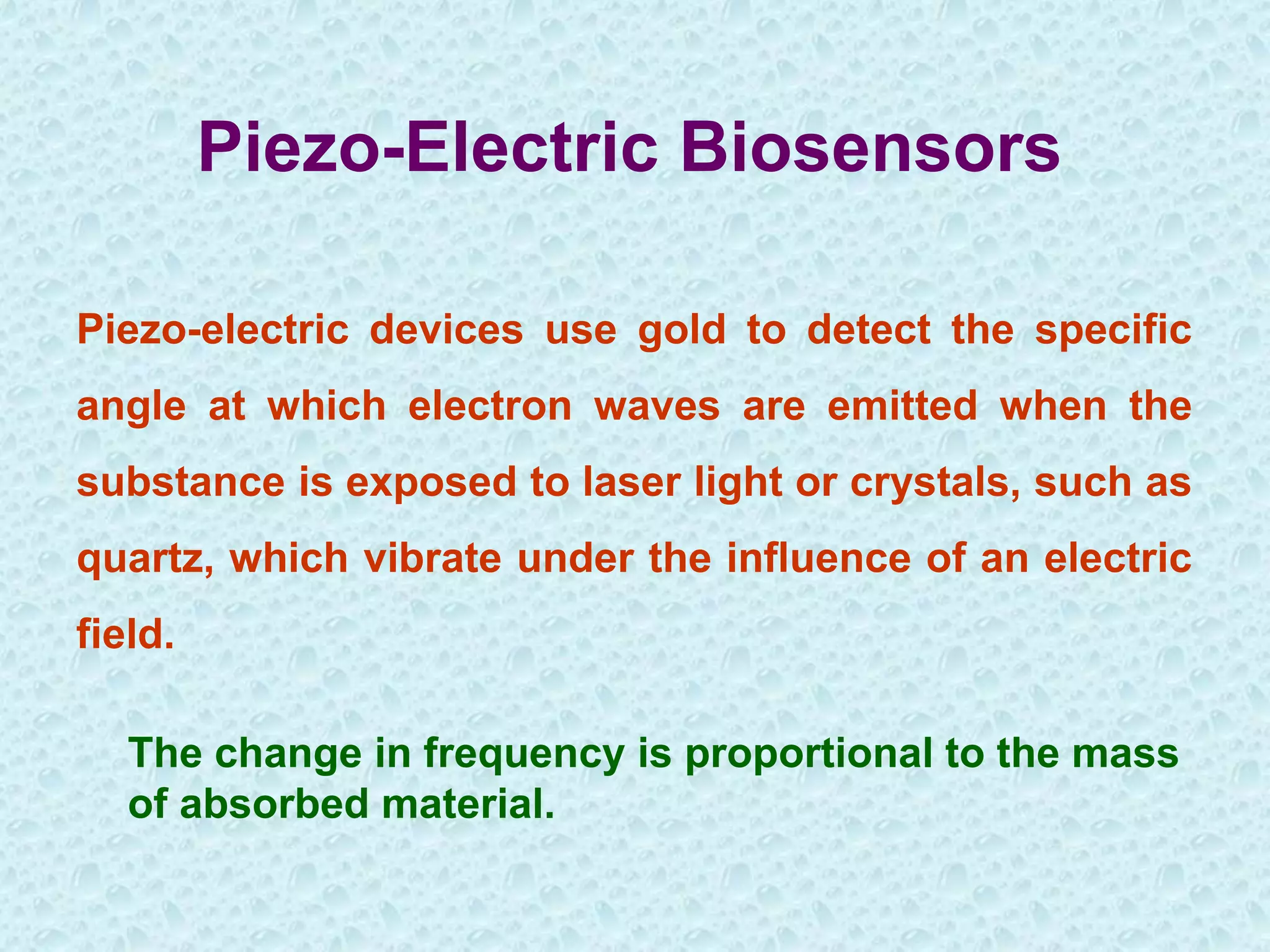 Biosensors and its applications | PPT