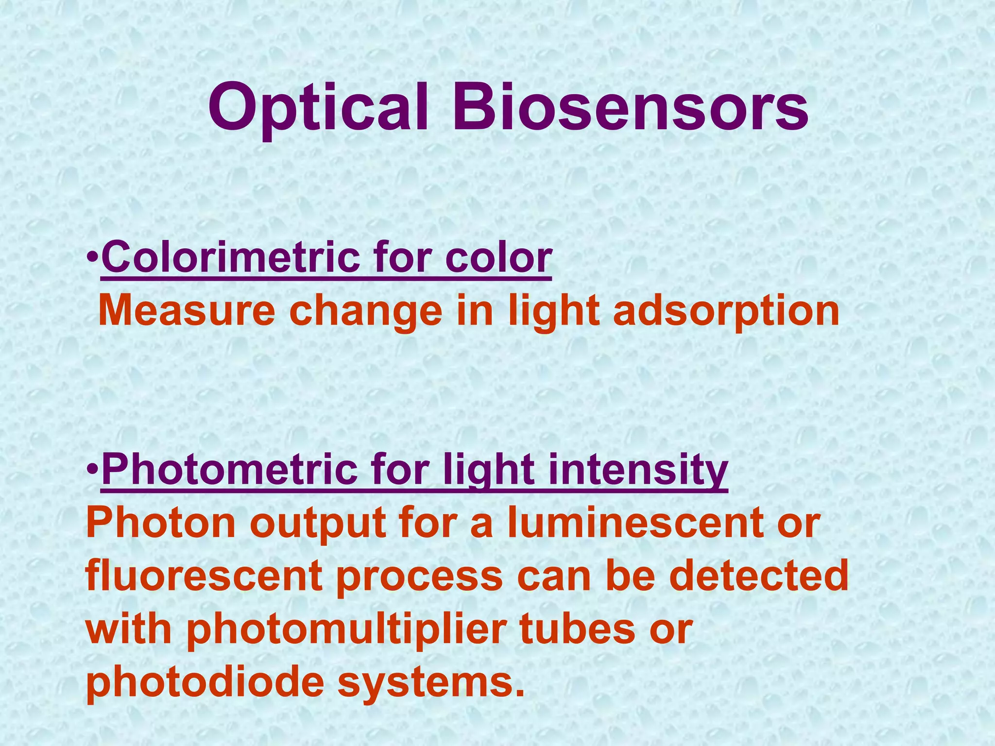 Biosensors and its applications | PPT