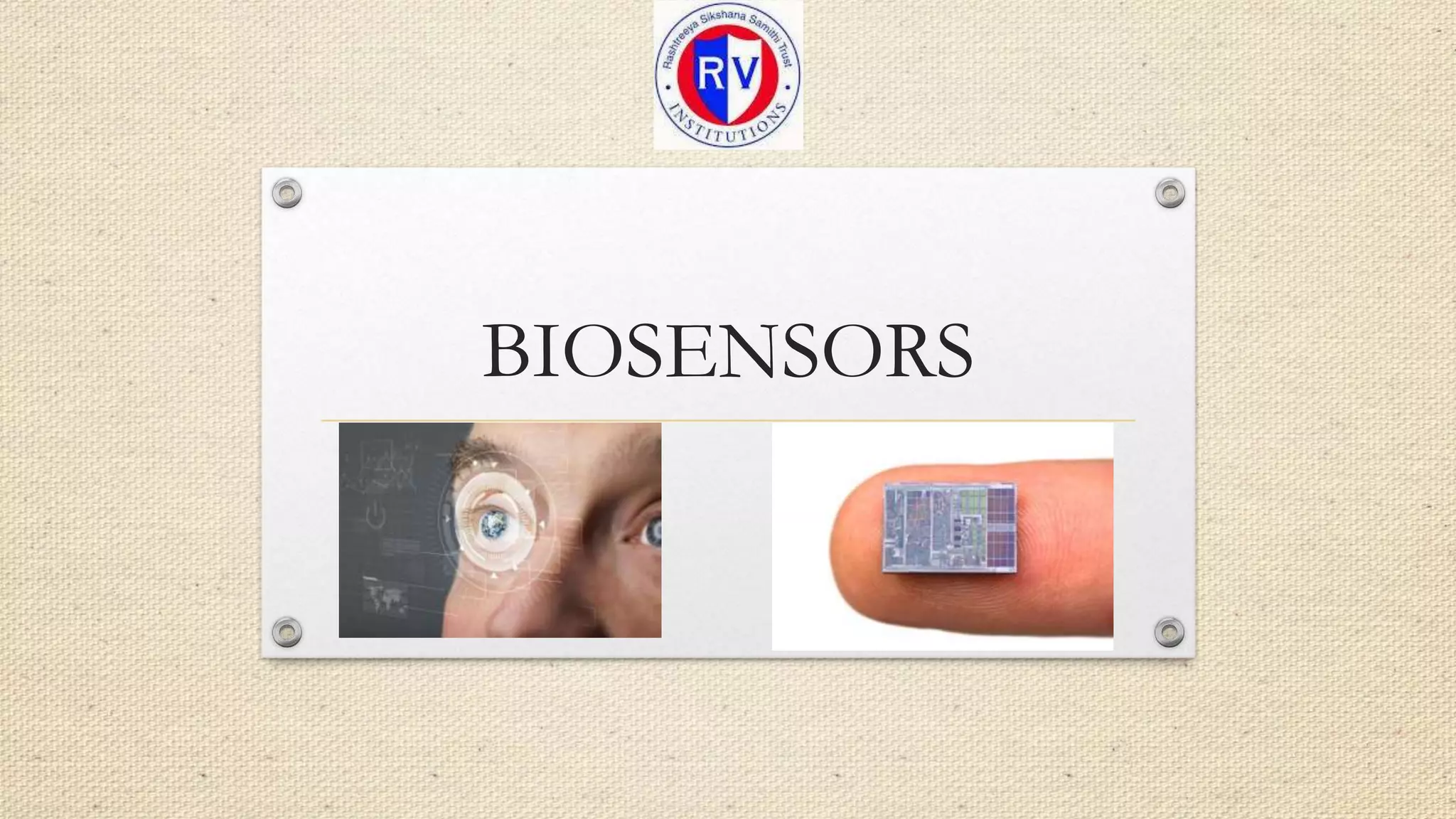 Biosensors ppt | PPTX | Chemistry | Science