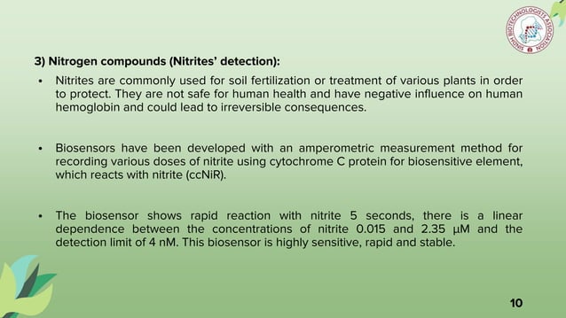 Biosensors in Environmental Monitoring | PPTX
