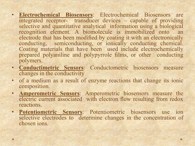 Biosensors (structure and application) | PPTX
