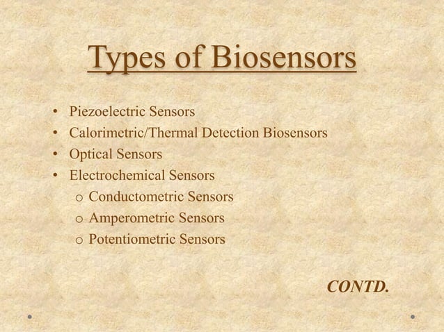 Biosensors (structure and application) | PPTX