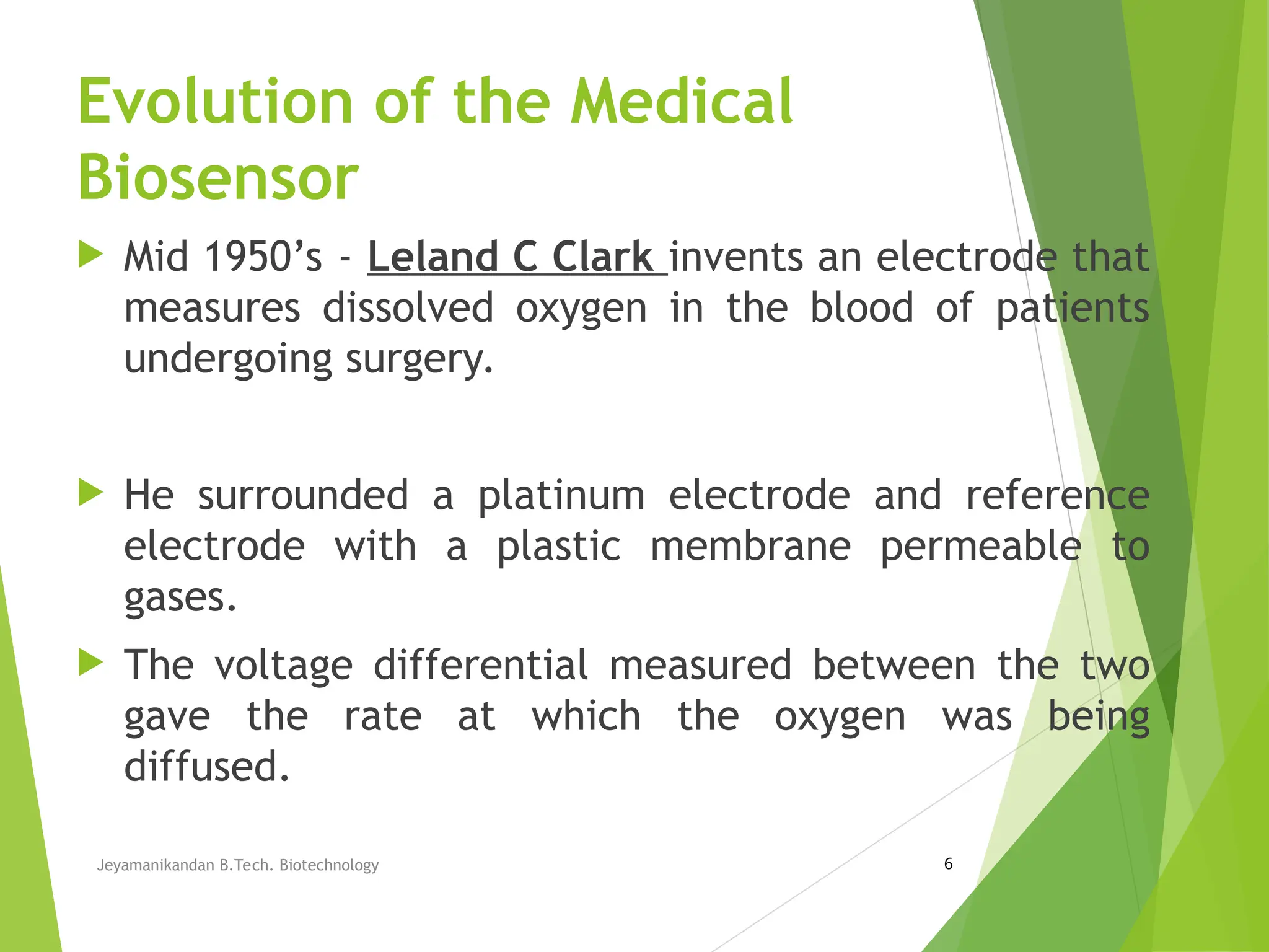 BIOSENSOR TECHNOLOGY power point presentation | PPT