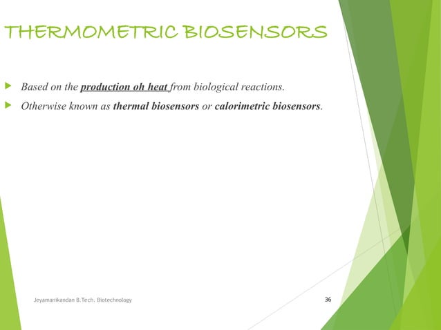 BIOSENSOR TECHNOLOGY power point presentation | PPT | Biotech and Biomedical Industry | Industries