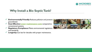 Bio Septic Tank in Chennai - Innovative Solutions by Micro Bio Enviro System | PPTX