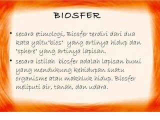 Biosfer | PPT