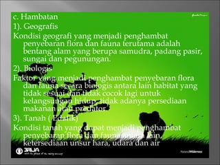 Biosfer aspek-sebaran-hewan-tumbuhan cepi nugraha 1001960 | PPT
