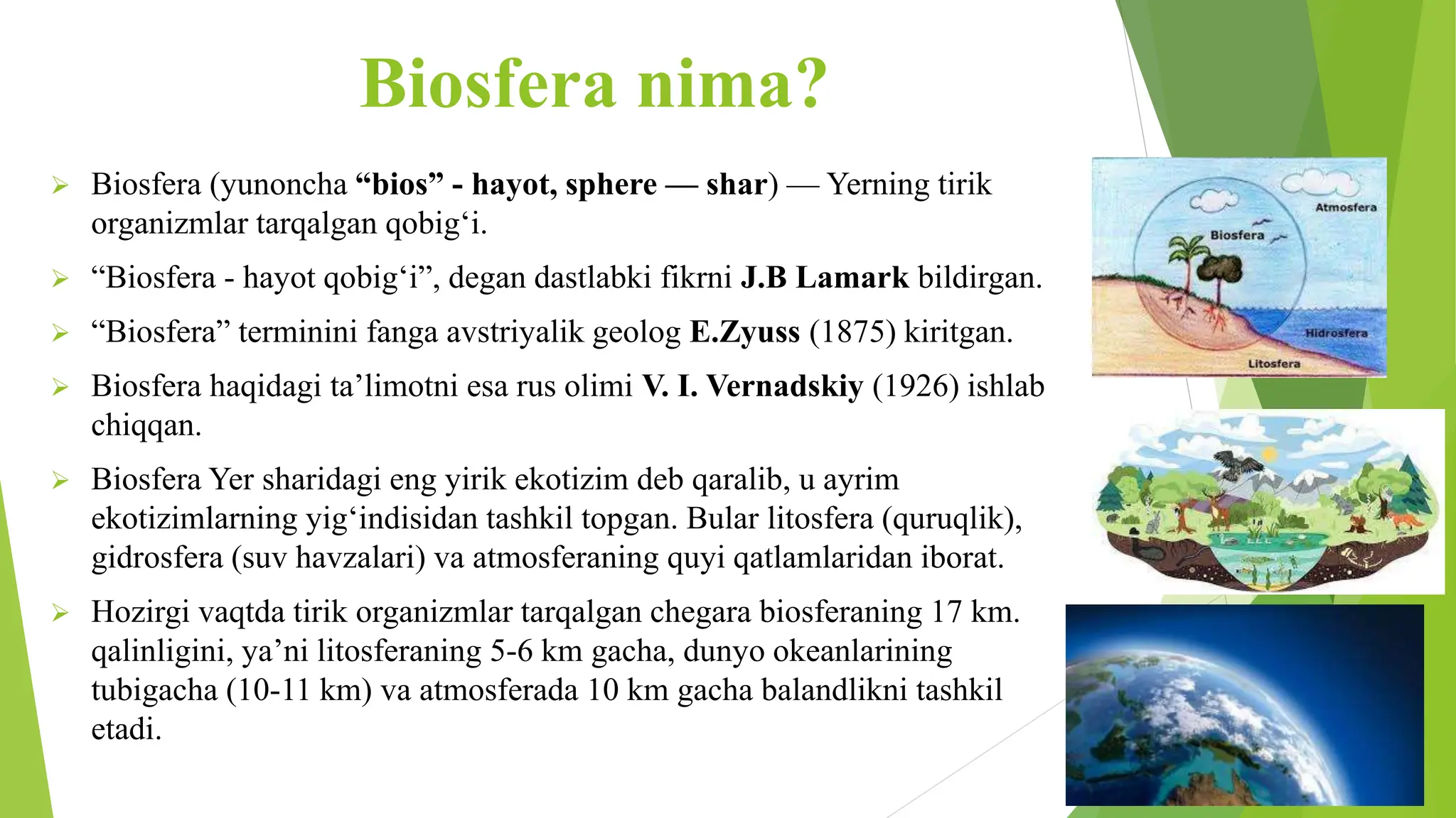 Biosfera (Ekologiya) J.Toshpolatov.pptx