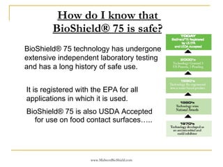 BioShield 75 And Biofilm Prevention Mwbs | PPT
