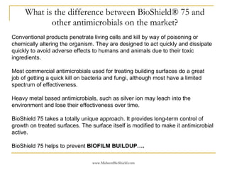 BioShield 75 And Biofilm Prevention Mwbs | PPT